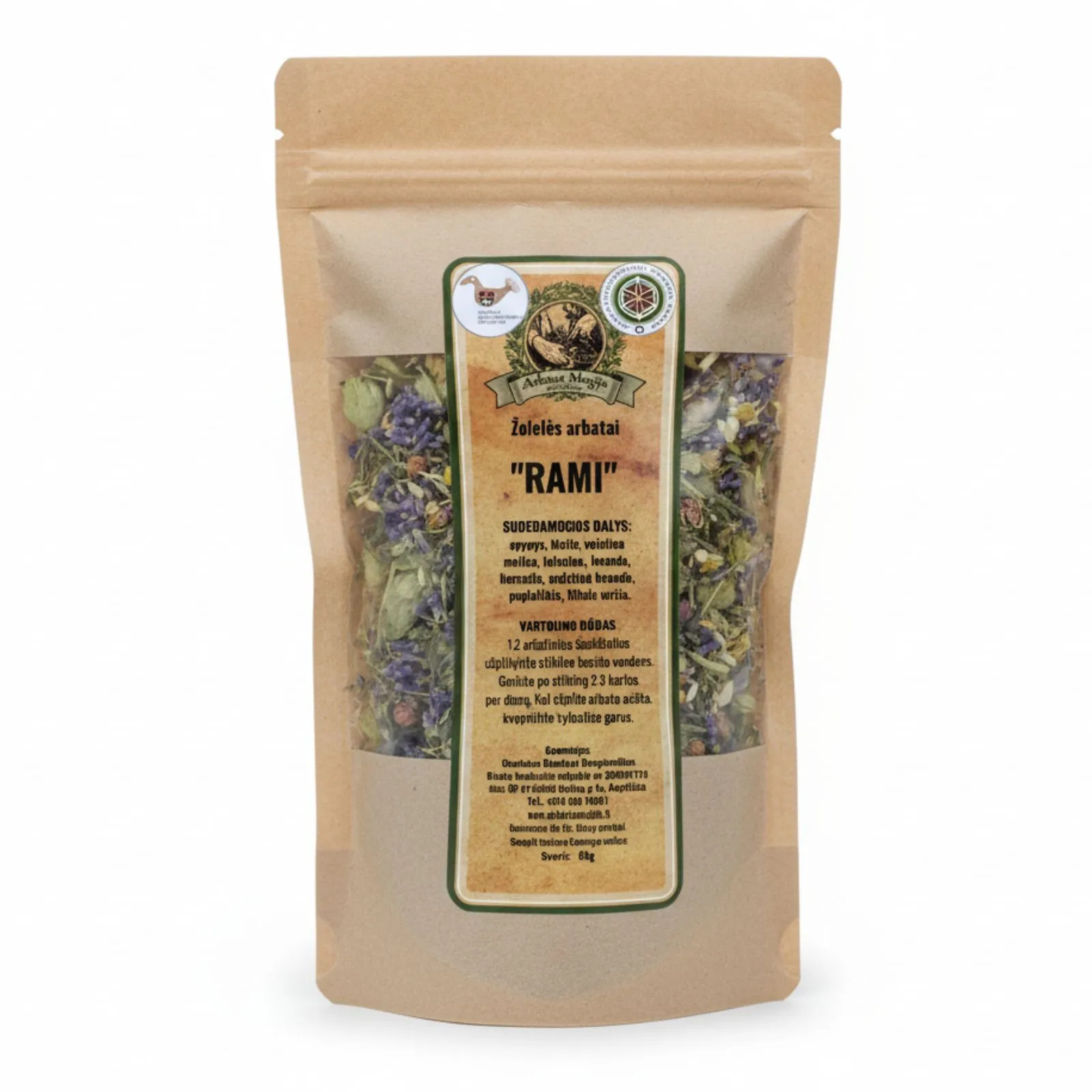 Arbata „Rami“, ARBATOS MAGIJA, 60 g - Gyduolis